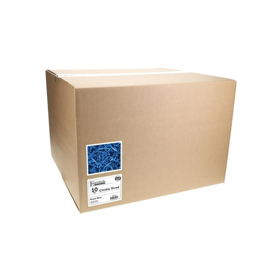 Essentials by Leisure Arts Crinkle Shred Box, Royal Blue, 10lbs ...