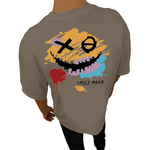 Essentials Mens T Shirts Casual Crew Neck Short Sleeve Summer Letter ...