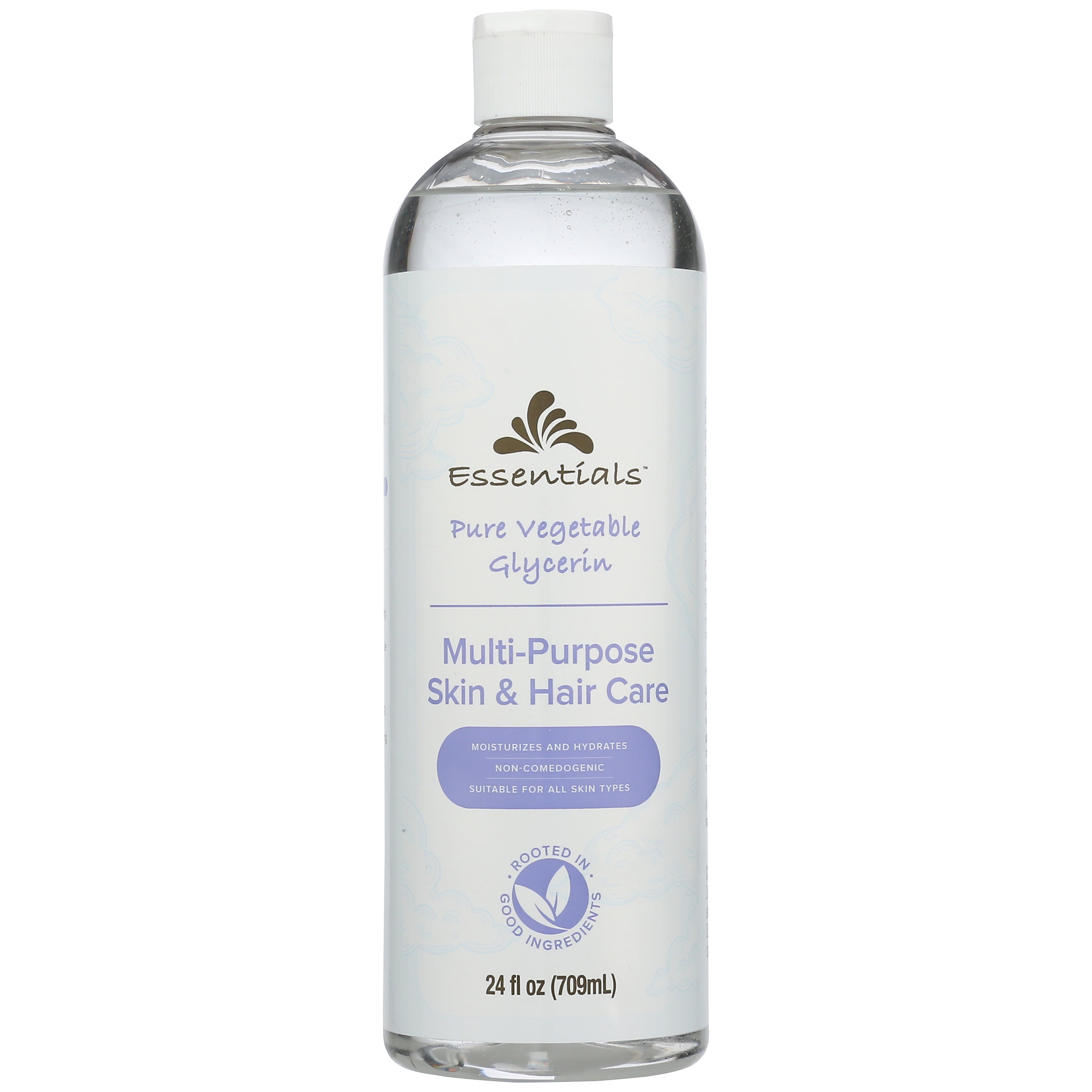 Essentials Pure Vegetable Glycerin, Multi-Purpose Skin and Hair Care ...