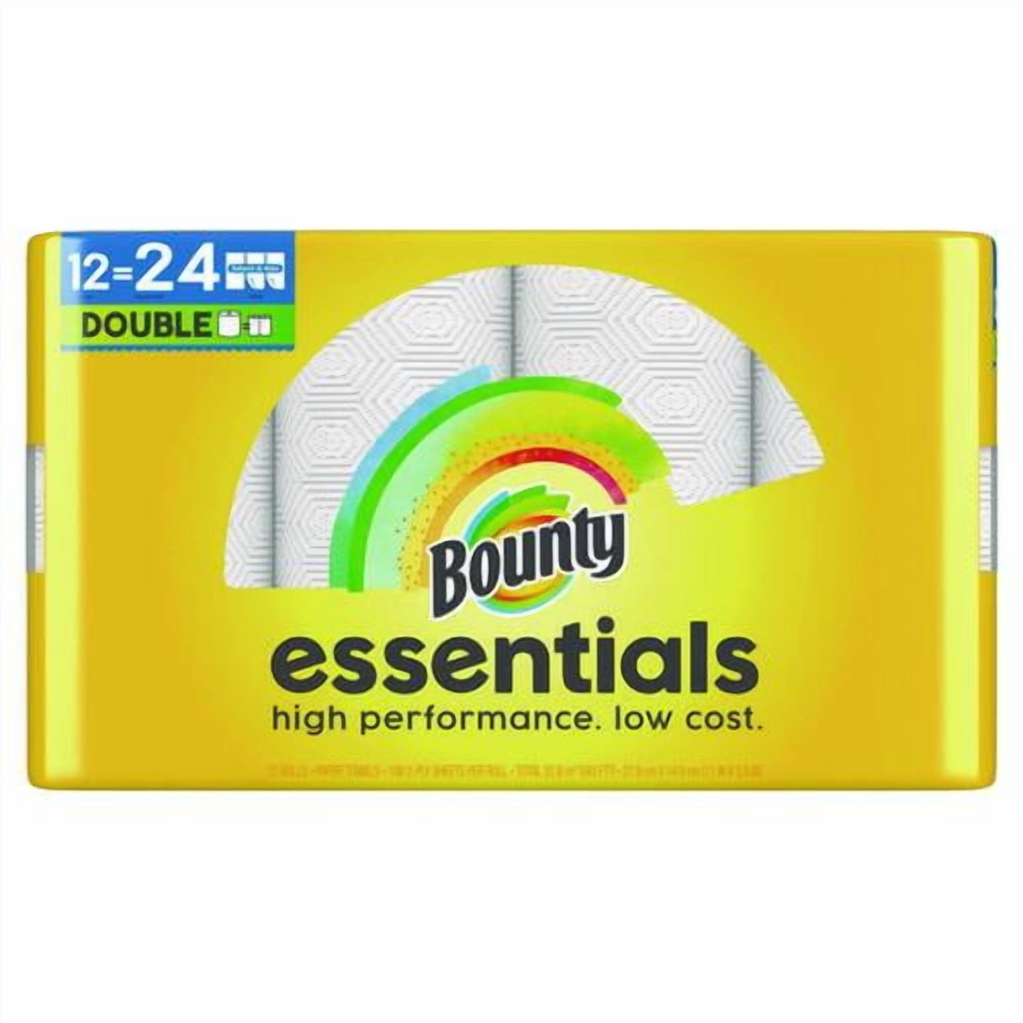 Essentials Select-A-Size Kitchen Roll Paper Towels, 2-Ply, 108 Sheets ...