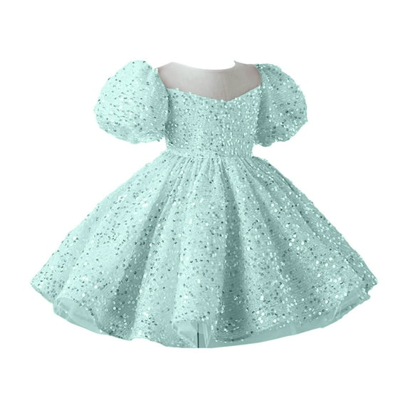 Essentials Toddler Girls Dresses Cute Sequin Glitter Party Carnival ...