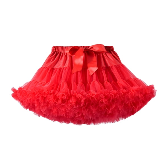 Essentials Toddler Girls Dresses Soft Fluffy Tutu Mesh Tutu Bowknot ...