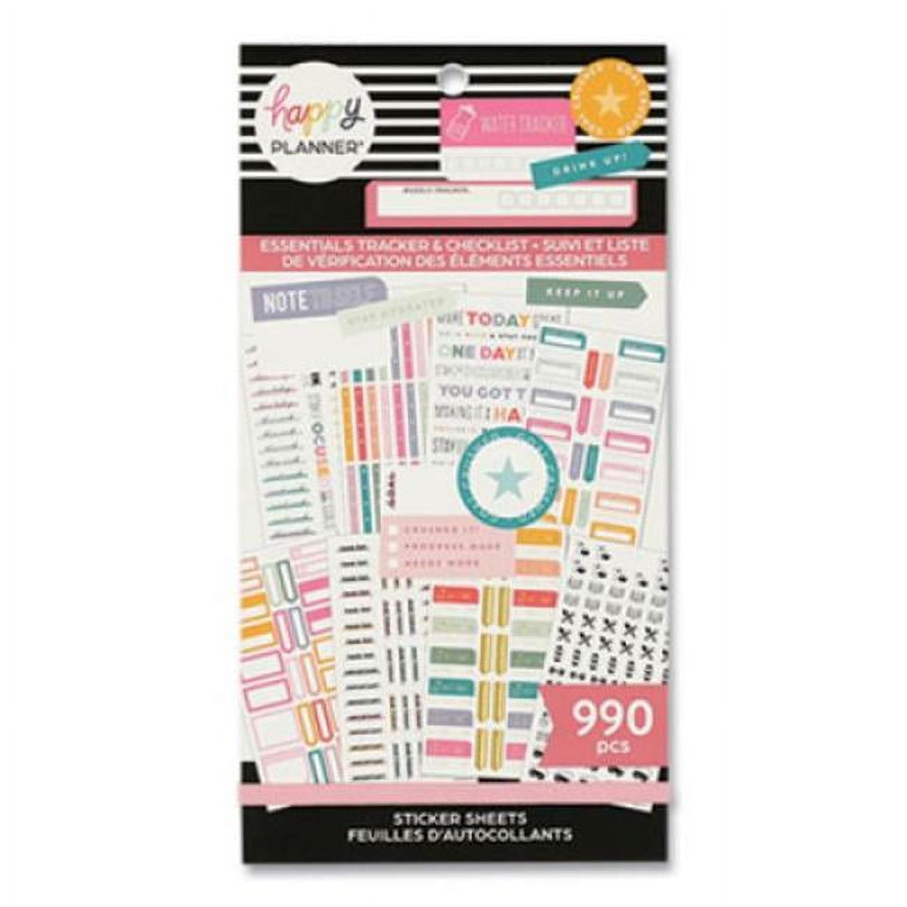 Essentials Tracker & Checklist Classic Stickers - 990 per Pack ...