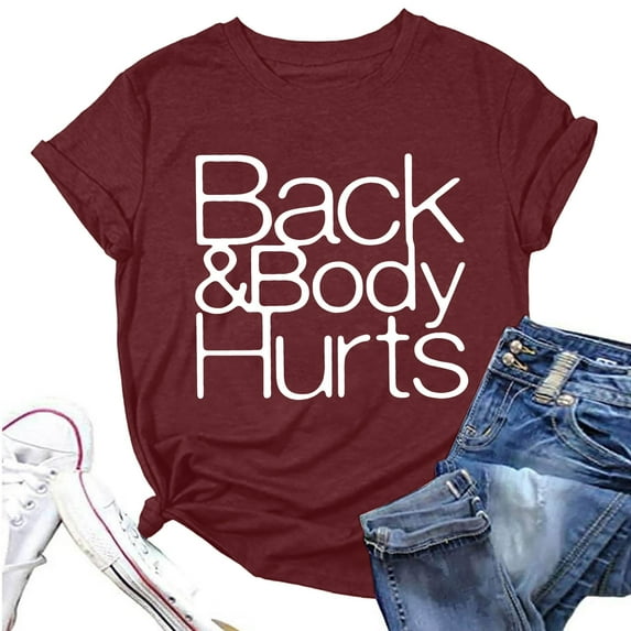 Essentials Womens Tees Tops Basic Shirts Letter Print Short Sleeve ...