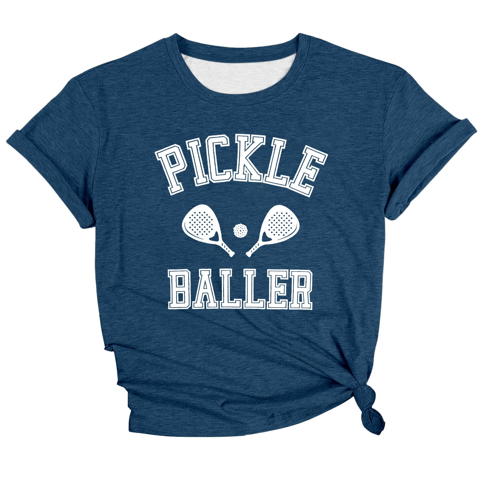 Essentials Womens Tees Tops Basic Shirts Short Sleeve Letter Print ...