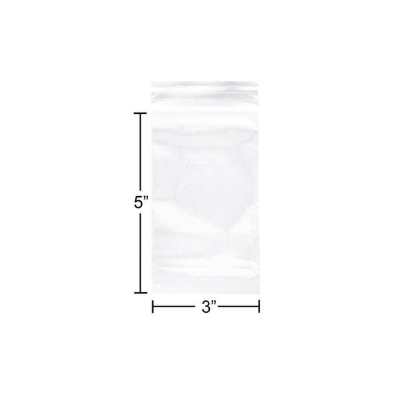 3x5 Reclosable Bags