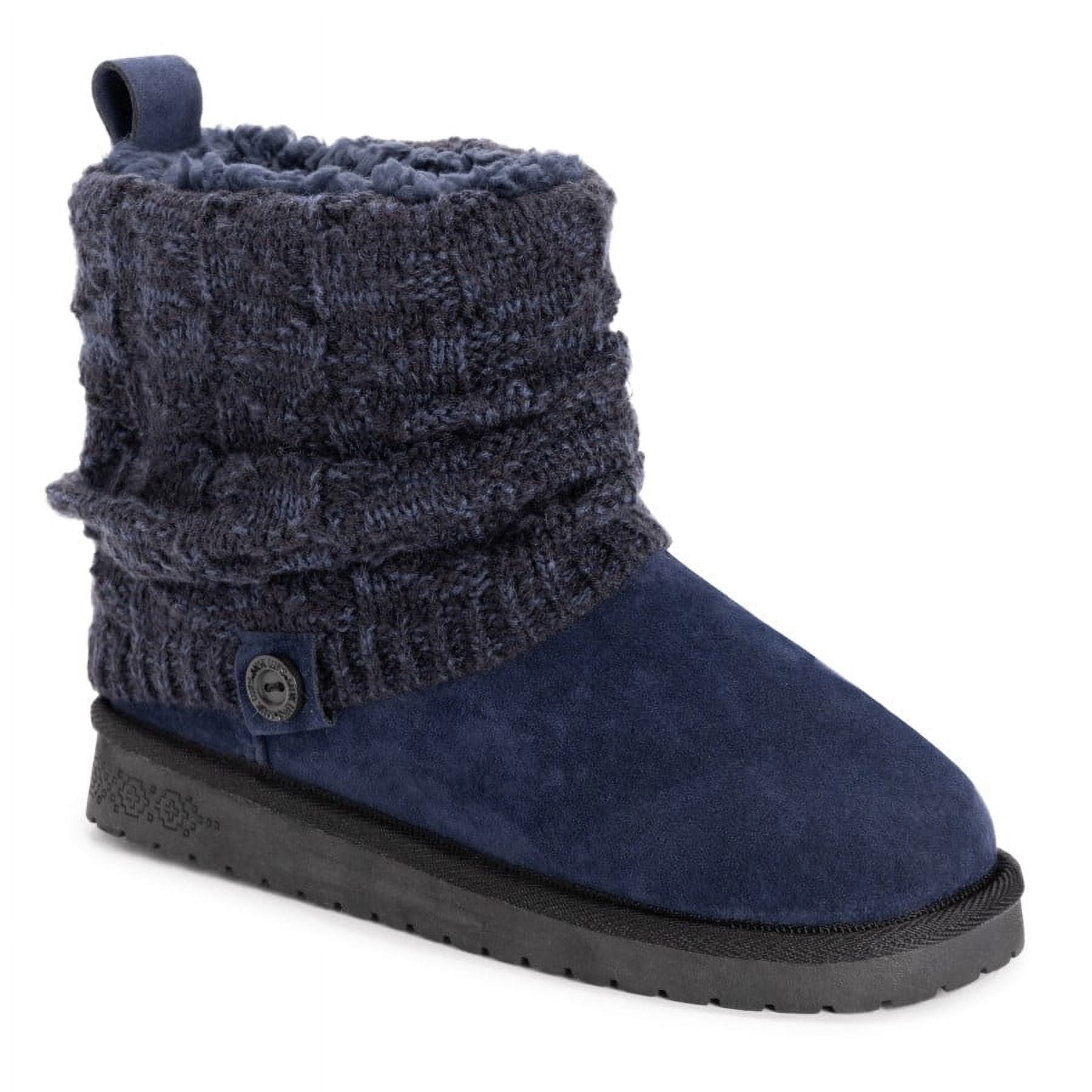 Essentials by MUK LUKS Women's Laurel Sweater Winter Boots - Walmart.com