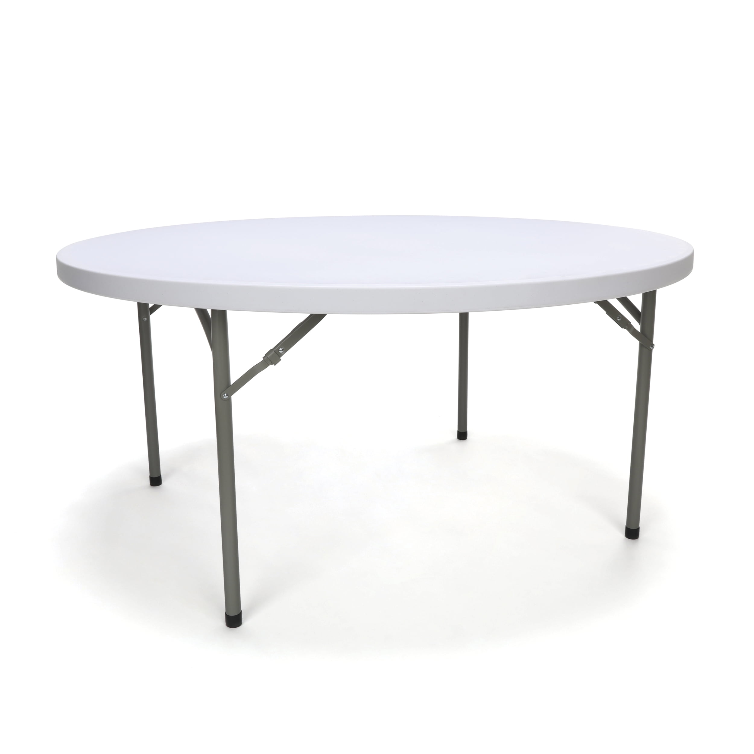 Essentials by OFM ESS-5060R 60" Round Folding Utility Table, White ...