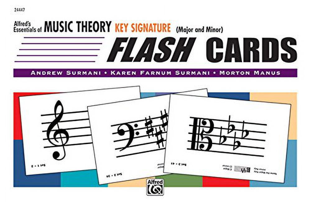 Pre-Owned Essentials of Music Theory: Key Signature Flash Cards (Major ...