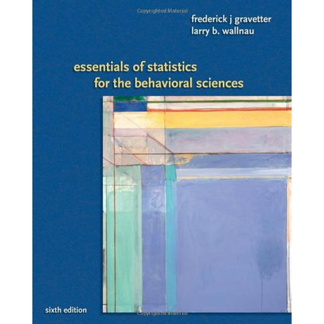 Pre-Owned Essentials of Statistics for the Behavioral Science ...