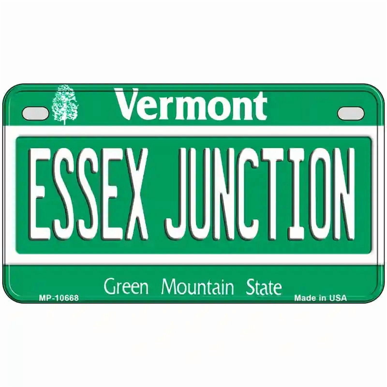 Essex Junction Vermont Metal Novelty License Plate 7" x 4" Motorcycle ...