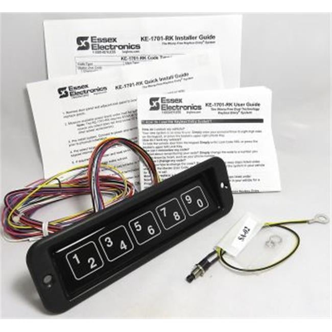 Essex KE-1701BH Electronics Keyless Entry Numeric Pad, Blue - Walmart.com