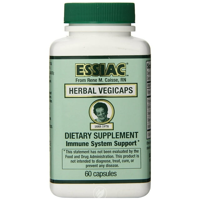Essiac International Herbal Supplement Vegicaps, Immune Support, 60 ...