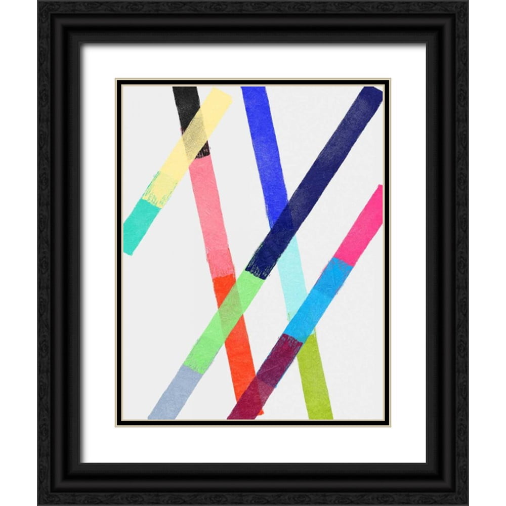 Essue, Christina 12x14 Black Ornate Wood Framed with Double Matting ...