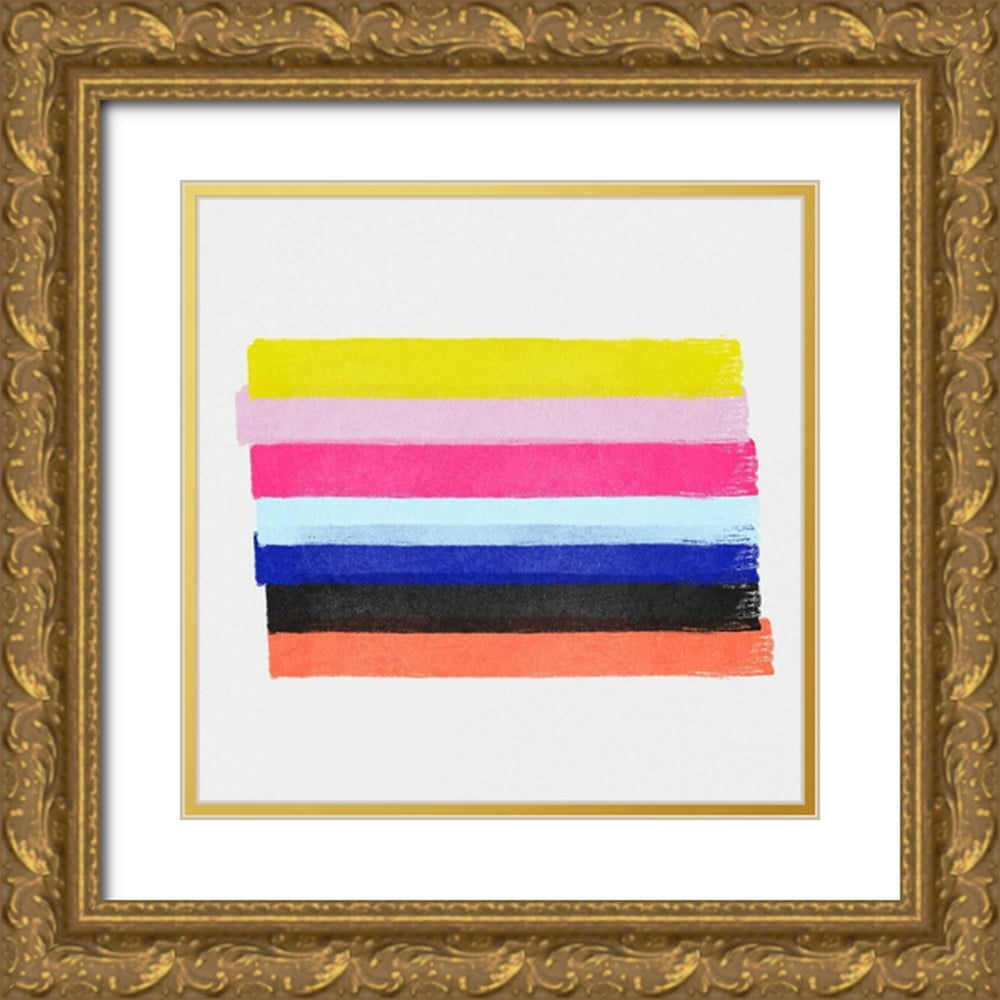 Essue, Christina 20x20 Gold Ornate Wood Framed with Double Matting ...