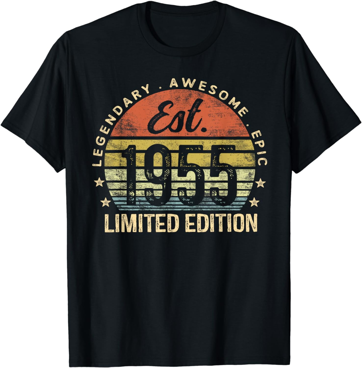 Est 1955 Limited Edition 69th Birthday Vintage 69 Year Old T-Shirt ...