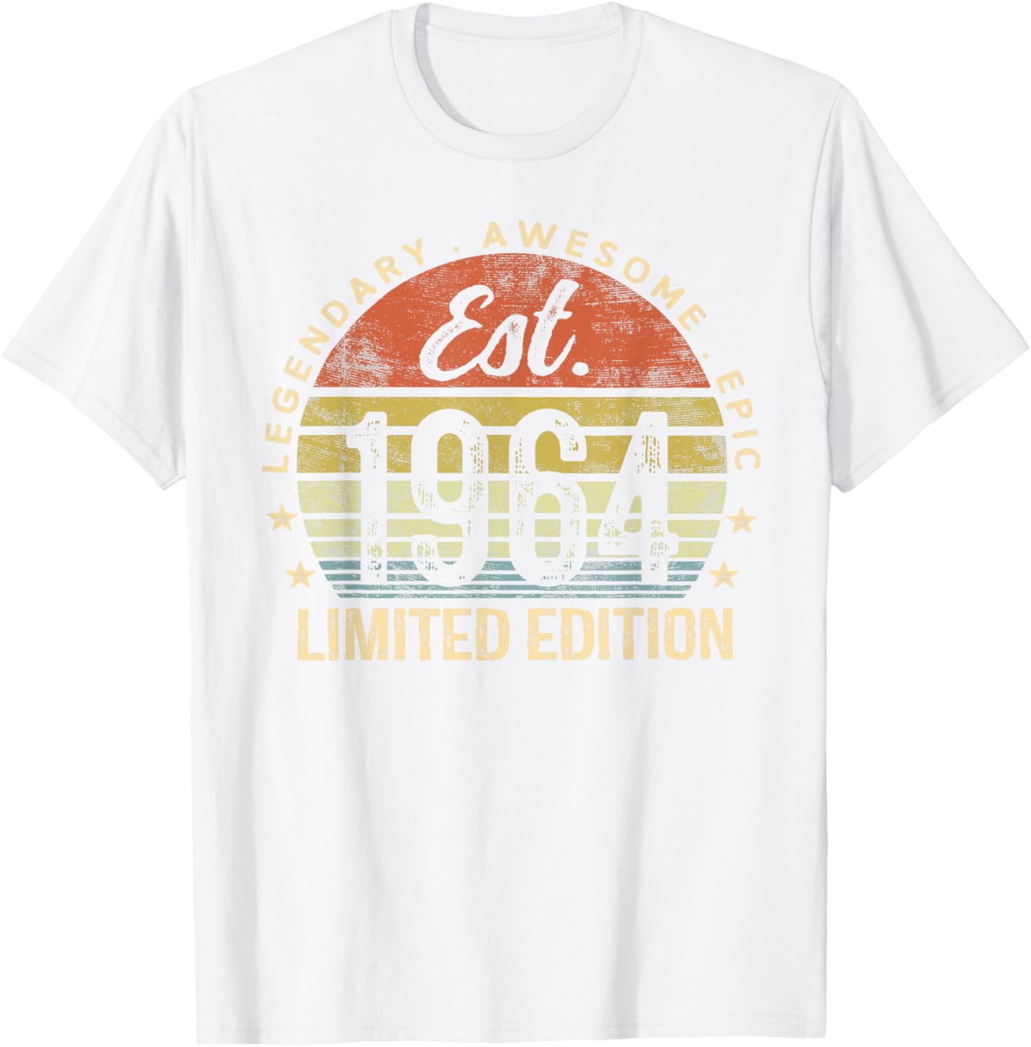 Est 1964 Limited Edition 60th Birthday Vintage 60 Year Old T-ShirtMen ...