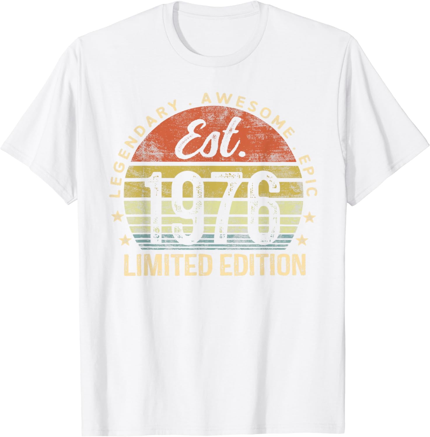 Est 1976 Limited Edition 48th Birthday Vintage 48 Year Old T-Shirt ...