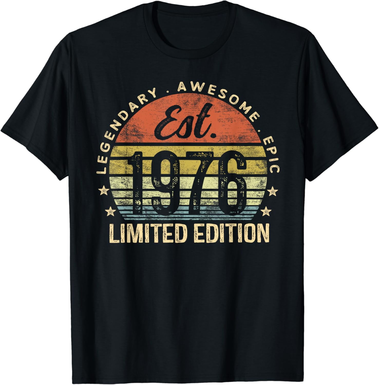 Est 1976 Limited Edition 48th Birthday Vintage 48 Year Old T-Shirt - Walmart.com