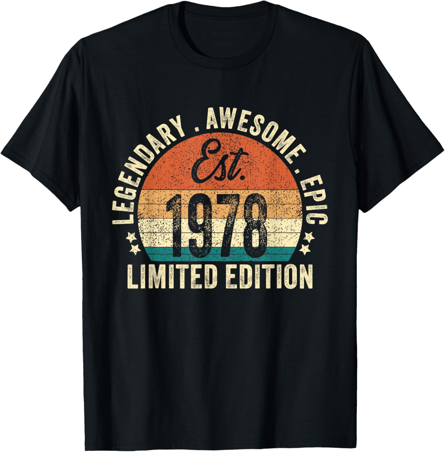 Est 1978 Limited Edition 47th Birthday Gifts 47 Year Old T-Shirt ...