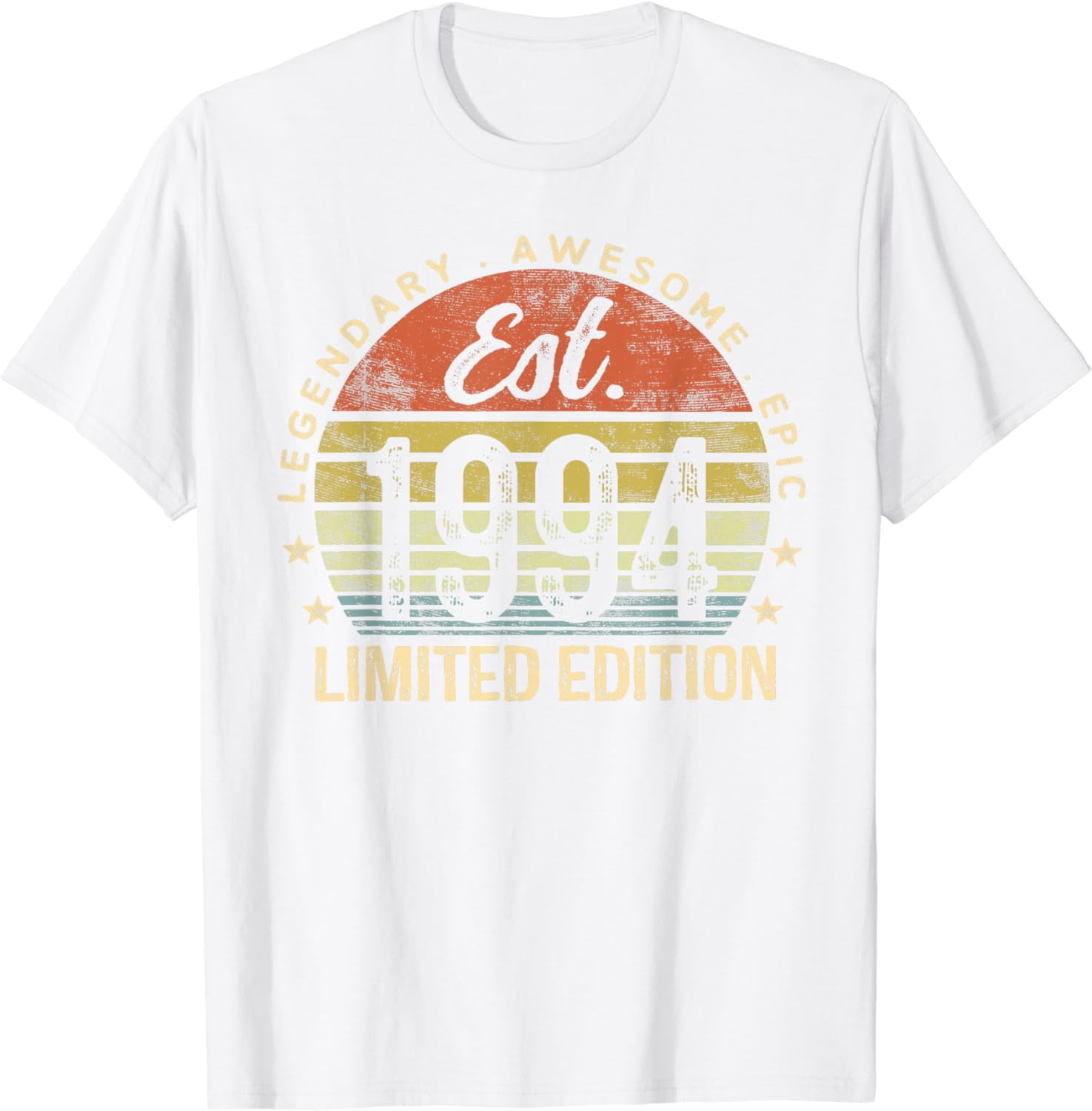 Est 1994 Limited Edition 30th Birthday Vintage 30 Year Old T-Shirt ...