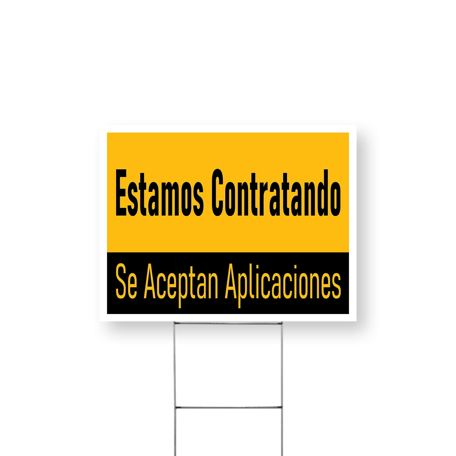 Estamos Tantratando Yard Sign 18 Inch x 24 Inch Double Sided ...