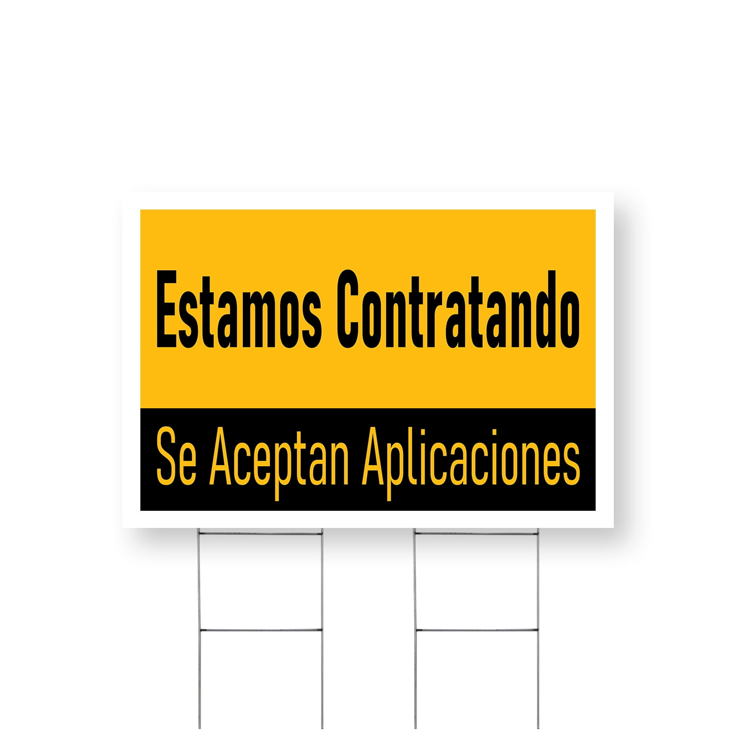 Estamos Tantratando Yard Sign 24 Inch x 36 Inch Double Sided ...