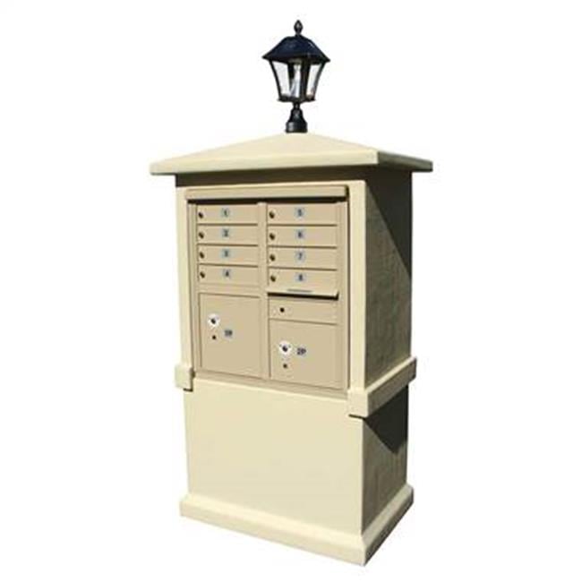 Estateview Stucco Cluster Box Unit Mailbox Center Column & Tall ...