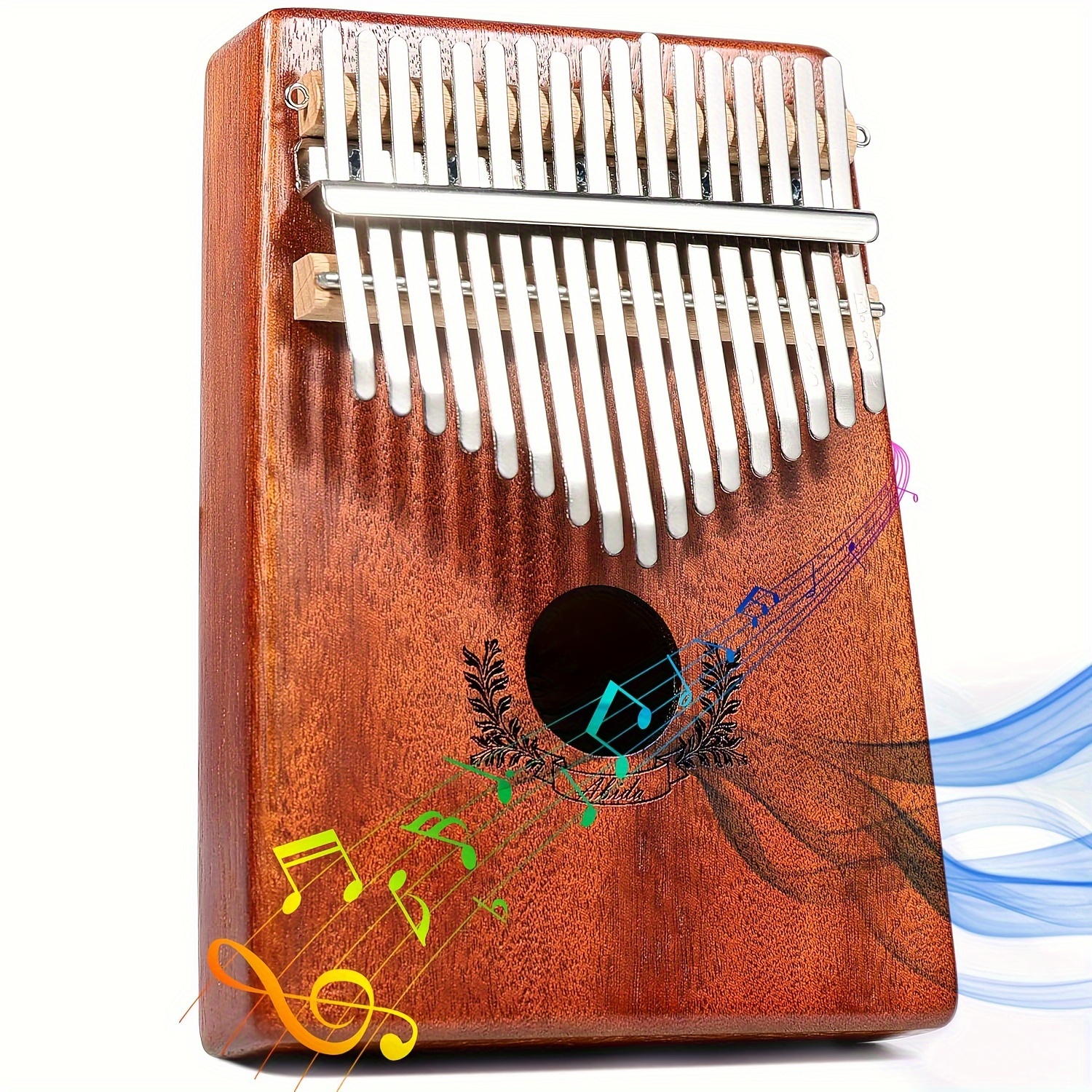 Estbridge 17-Key Professional-Grade Kalimba Thumb Piano - Portable ...