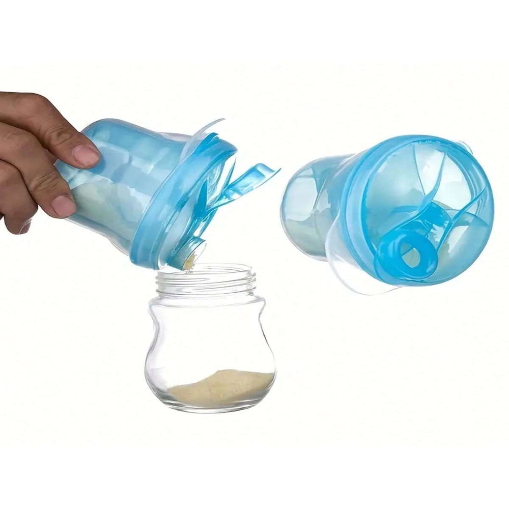 Estbridge 1pc 3-Compartment Rotating Milk Powder Storage Container ...