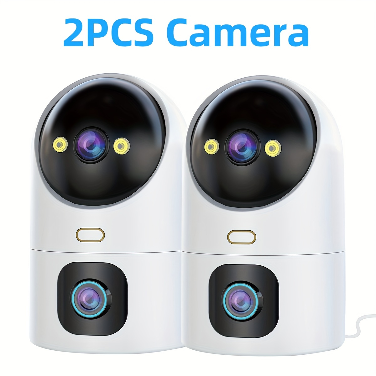Estbridge 2Pcs 4K FHD PTZ wireless IP camera 5G WiFi dual-lens dual ...