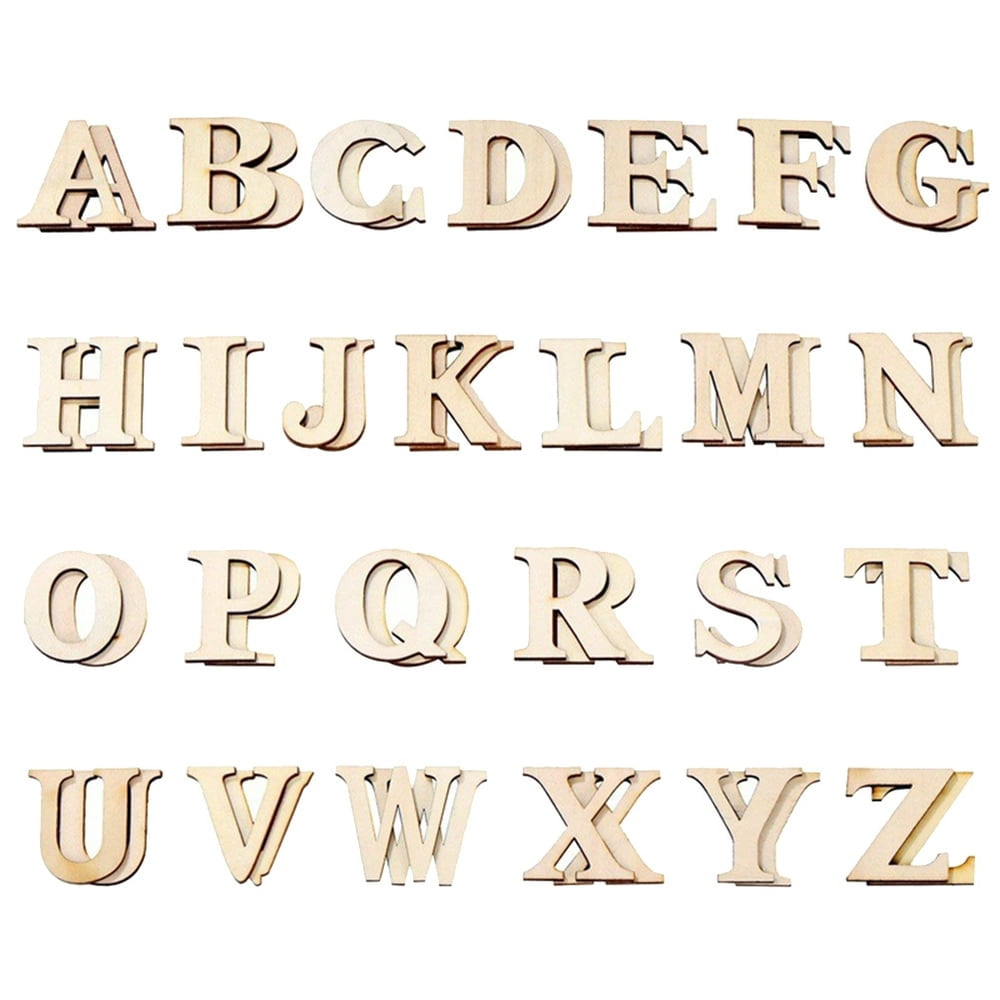 Estbridge 52 Pcs Alphabet Letters for Craft Crafts Child - Walmart.com