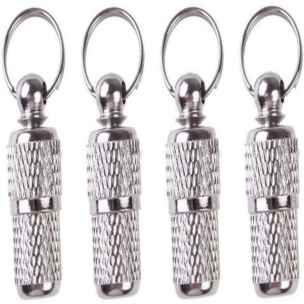 Estbridge Anti-Lost Pet ID Tag Barrel Stainless Steel Pet ID Tags 4 ...