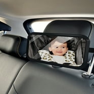 SafeFit® Wide View Baby Car Mirror, Crash-Tested, Gray, Unisex ...