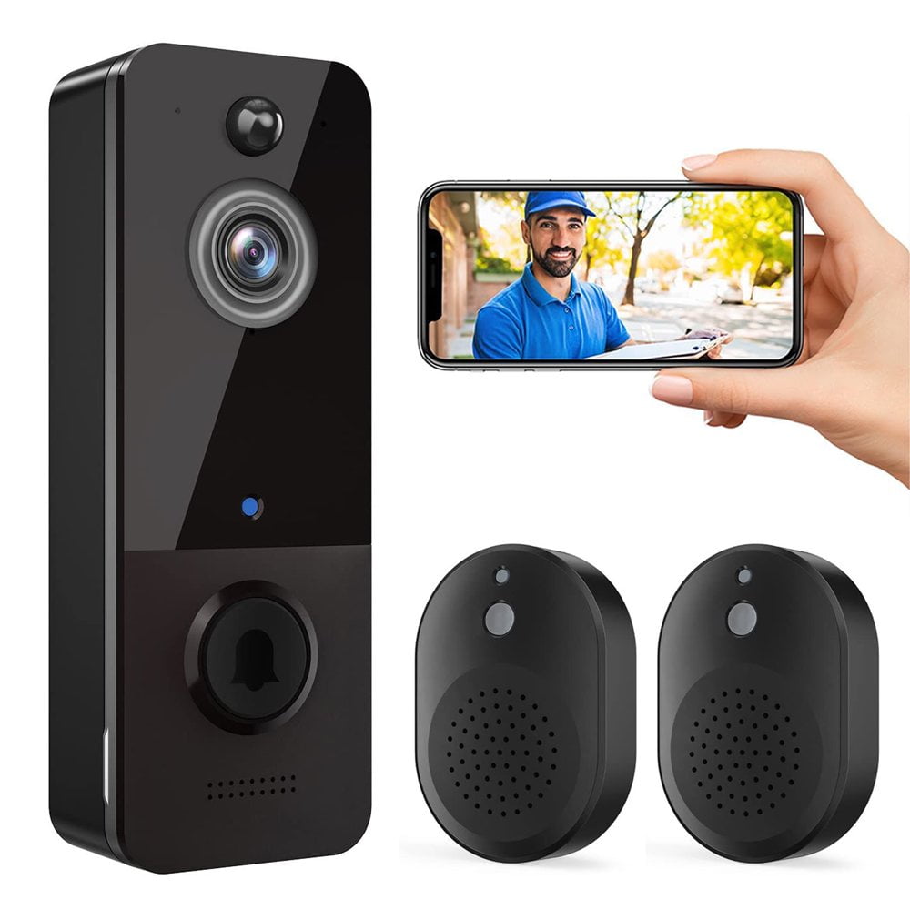Estbridge Doorbell Camera Wireless Smart AI Human Detection Motion ...