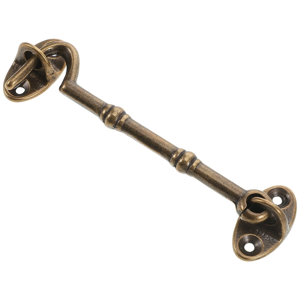 Estbridge Gate Lock Door Lock Hook Cabin Hook 11.00X3.20X0.80CM Brown ...