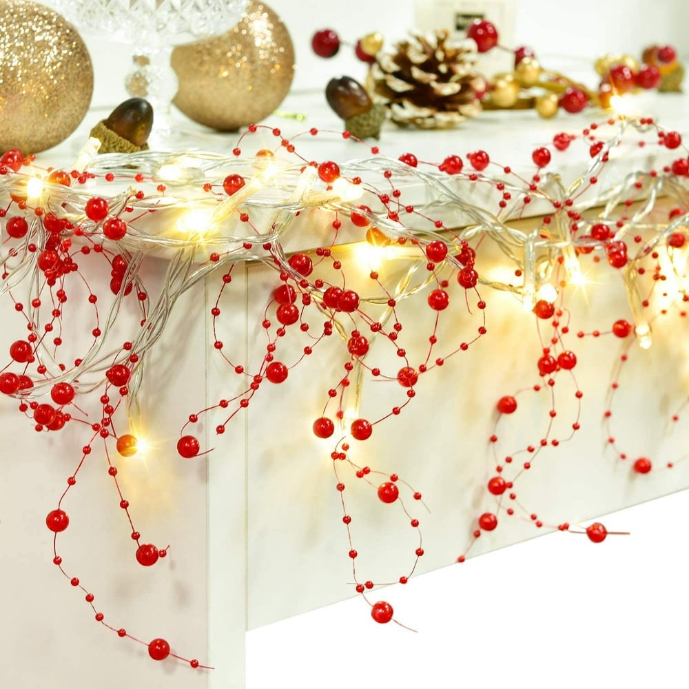 Estbridge Husfou Christmas Indoor Decorations LED Lights 10ft 30 LED ...