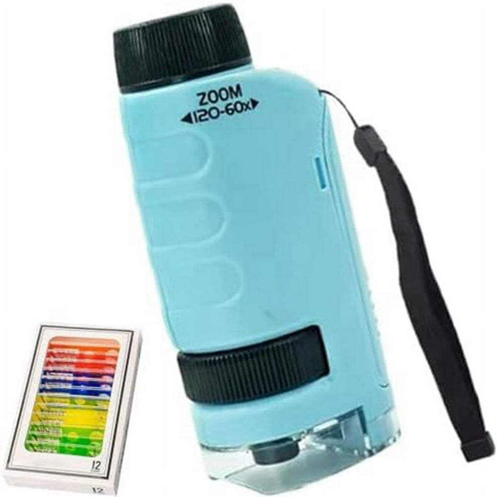 Estbridge Miniscope Kids Mini Labsters Portable Microscope Mini ...