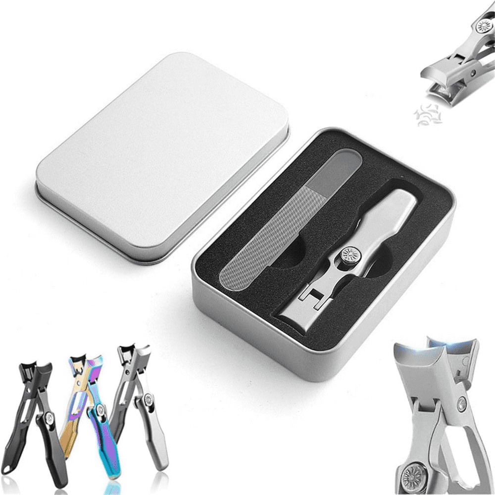 Estbridge Nail Clippers for Thick Nails Large Wide Jaw Opening Cutter ...