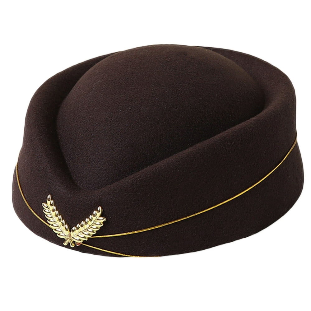 Estbridge Stewardess Hat Beret Hat Air Hostesses Hat Party Hats Costume ...