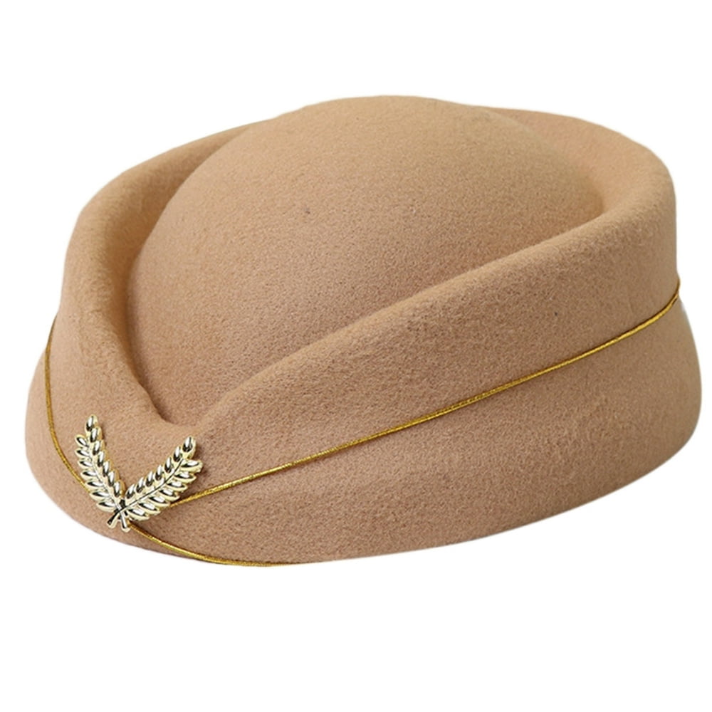 Estbridge Stewardess Hat Beret Hat Air Hostesses Hat Party Hats Costume ...