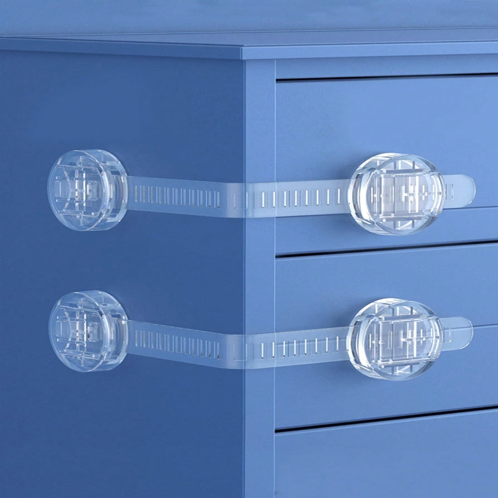 Estbridge Transparent Baby Safety Lock Suitable For Cabinets Drawers ...