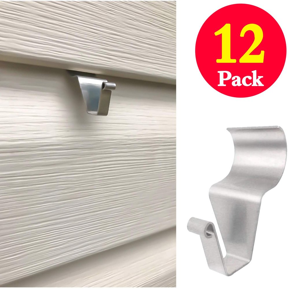 Estbridge Vinyl Siding Hangers(12 Pack) Heavy Duty Clips Outdoor -Hole ...