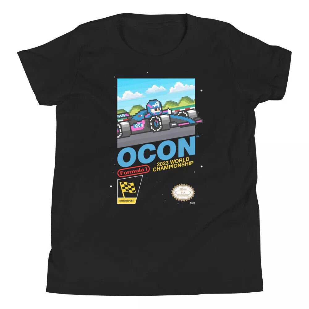 Esteban Ocon 2023 Formula 1 One 8-Bit Unisex T-shirt Size S-5XL Gift ...