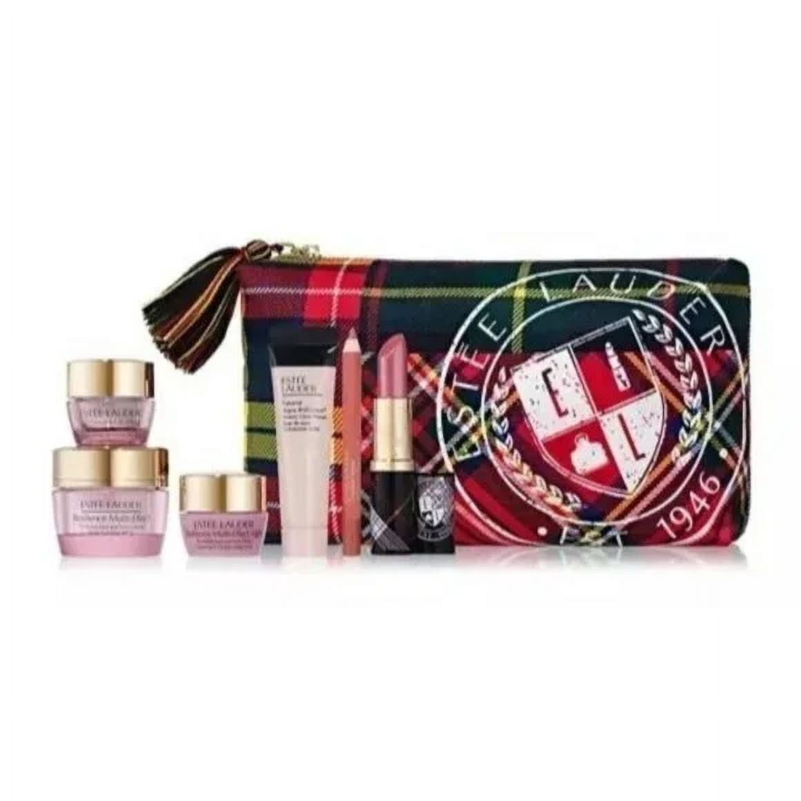 Estee Lauder 7 Pc Makeup Skincare Gift Set Include Resilience Multi ...