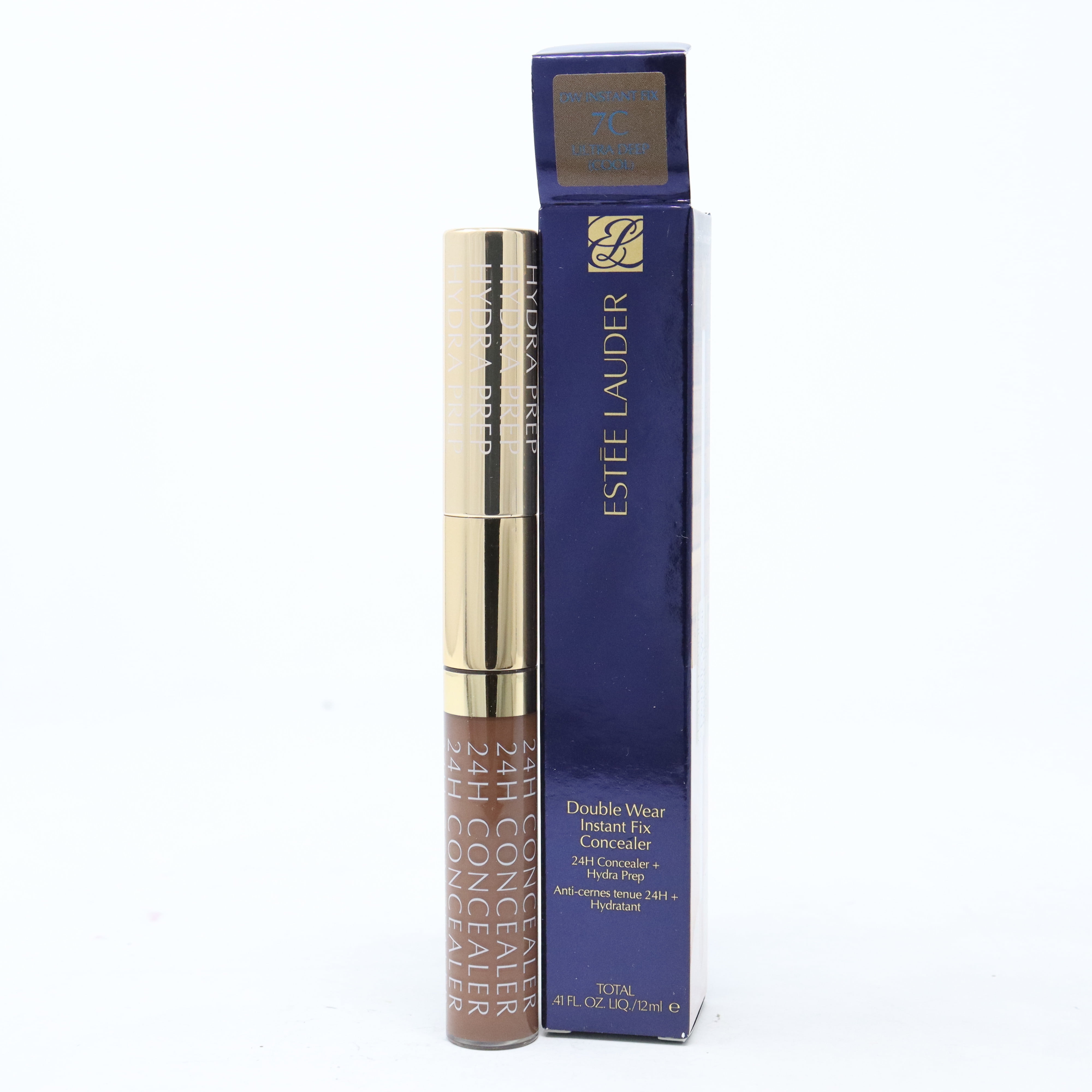 Estee Lauder Double Wear Instant Fix Concealer 0.41oz 7C Ultra Deep New ...