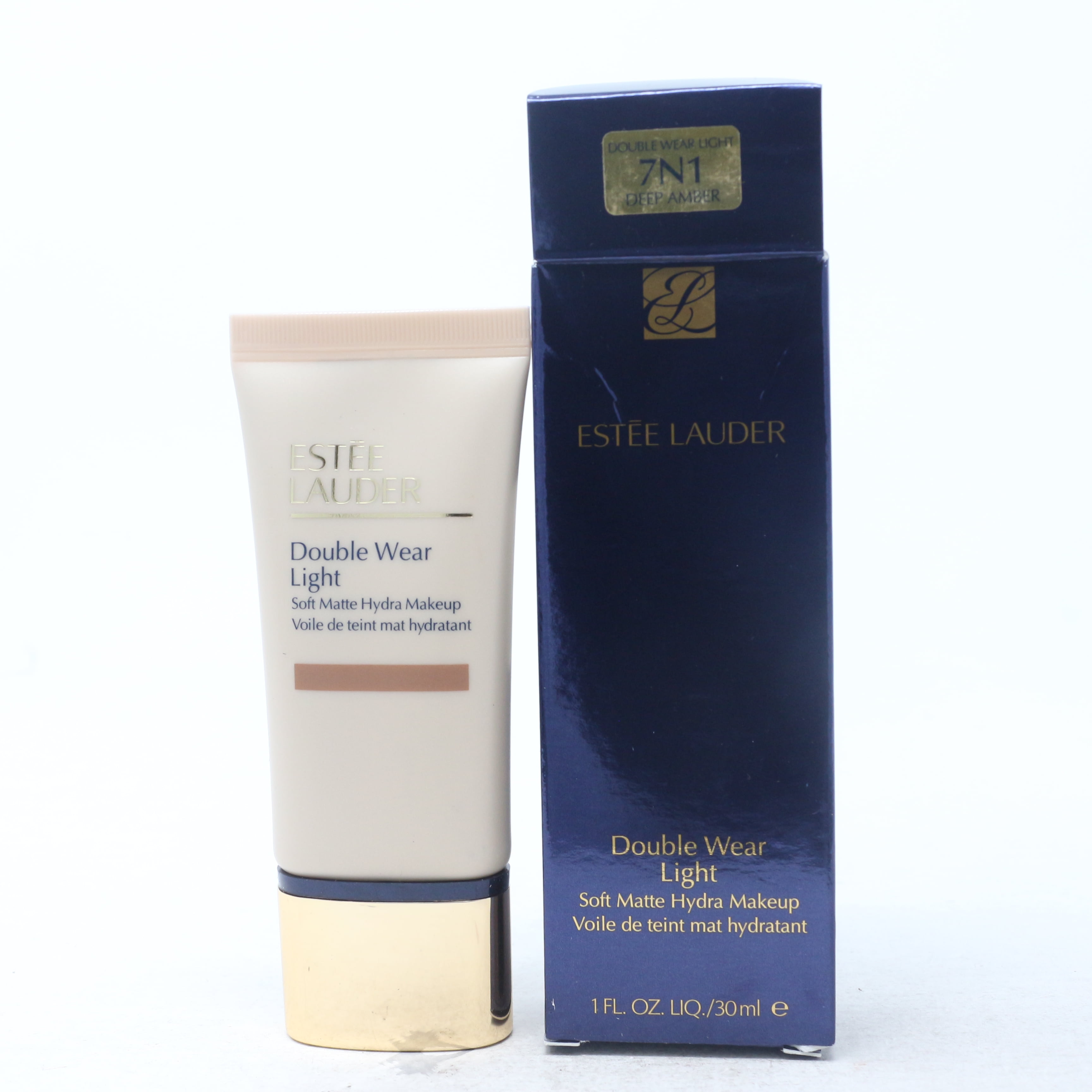 Estee Lauder Double Wear Light Soft Matte Makeup 1oz 7N1 Deep Amber ...