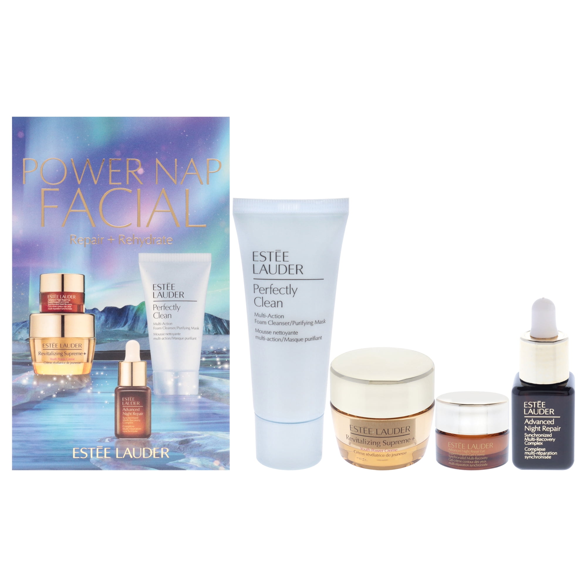 Estee Lauder Power Nap Facial Repair Plus Rehydrate Kit , 4 Pc Kit Set ...