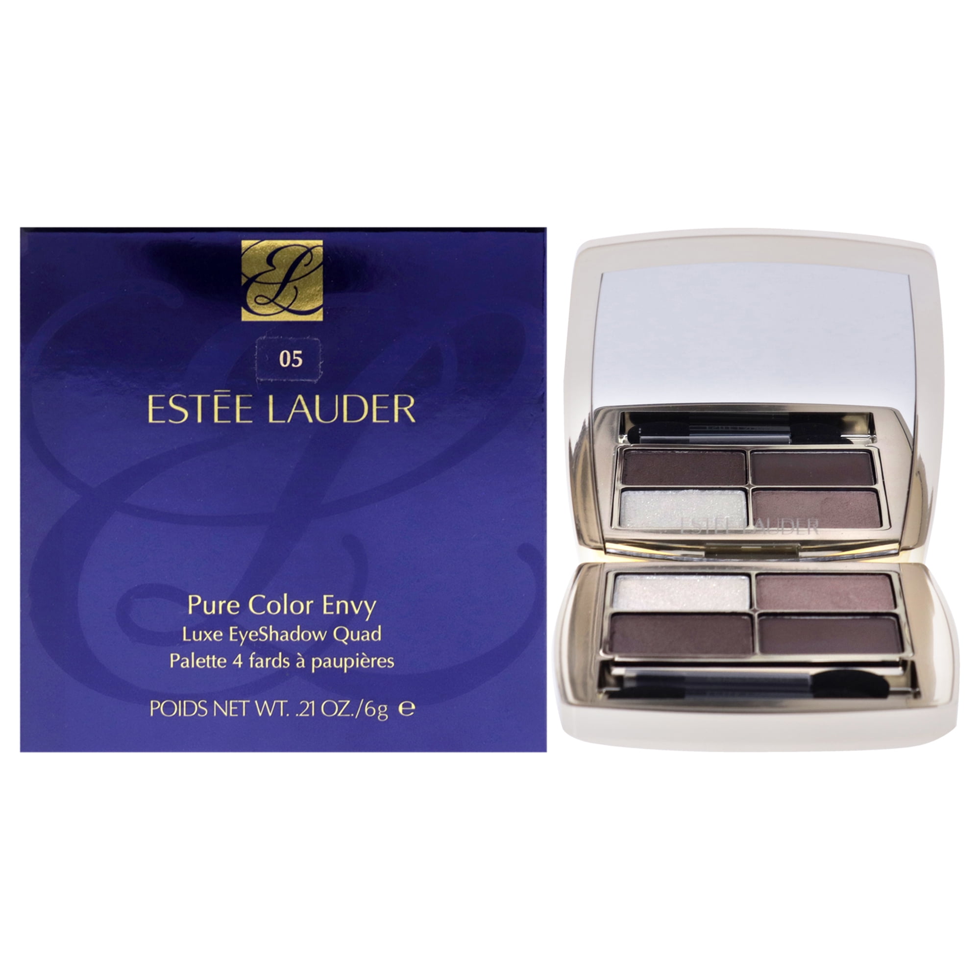 Estee Lauder Pure Color Envy Luxe Eyeshadow Quad - 05 Grey Haze , 0.21 ...