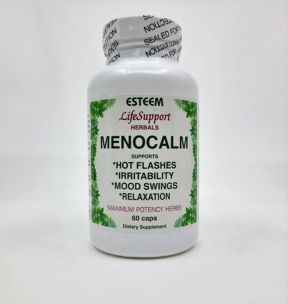 Osbon Erecaid Esteem Menocalm 60 Capsules, Herbal Formula for Hormone ...